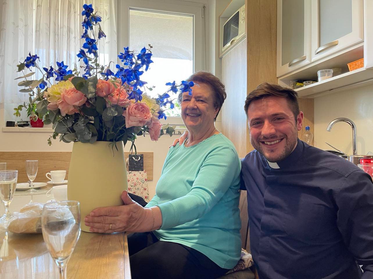 Kako je gospa Marija opravila “izpit” v kuhinji Martina Goloba