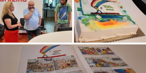 Mulc, ki je vrsto let zabaval mlade bralce, se po 100. objavi poslavlja ...